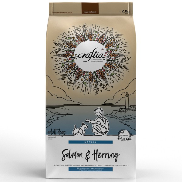 Купить Сухой корм CRAFTIA NATURA для взрослых собак миниатюрных и ...